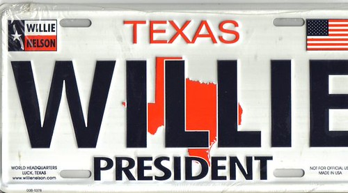 Willie Nelson, president of Texas | www.stillisstillmoving.com